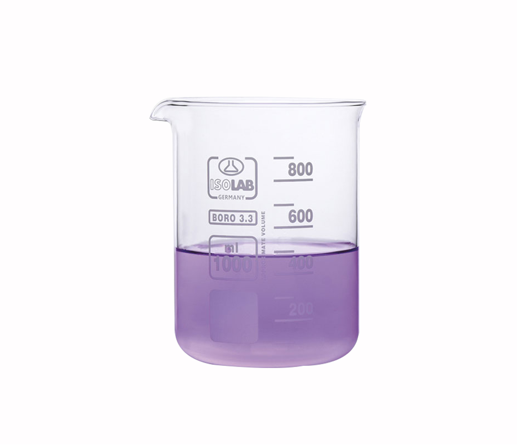 Beaker Glass Low Form, ISOLAB – ตลาดวิทยาศาสตร์