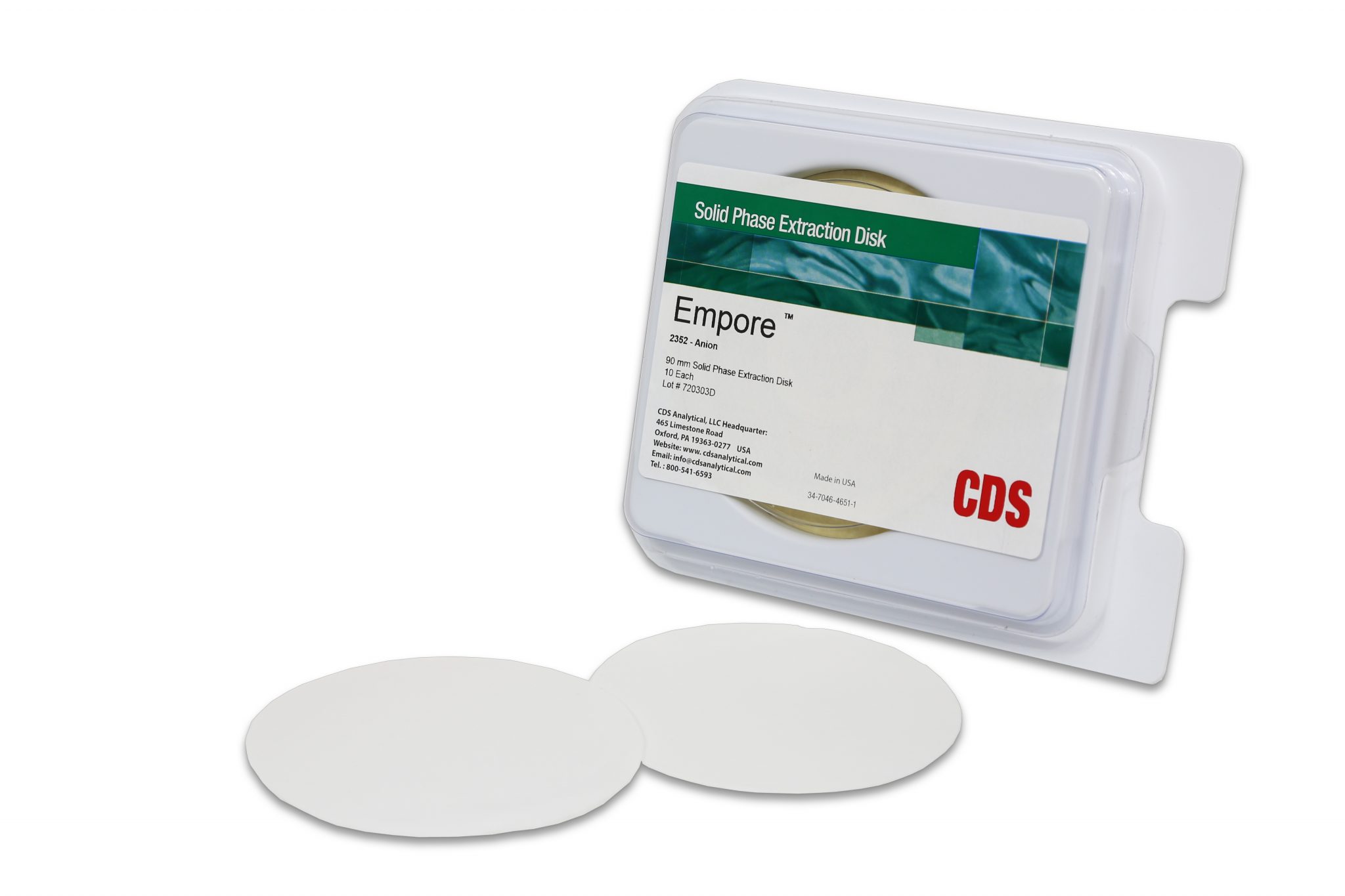 Empore SPE ENVIRONMENTAL C18 DI 47mm, 20/pk, CDS – ตลาดวิทยาศาสตร์
